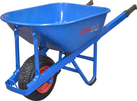 Wheelbarrow Extra H D Steel Tray Wide Pneumatic Wheel 99 litre