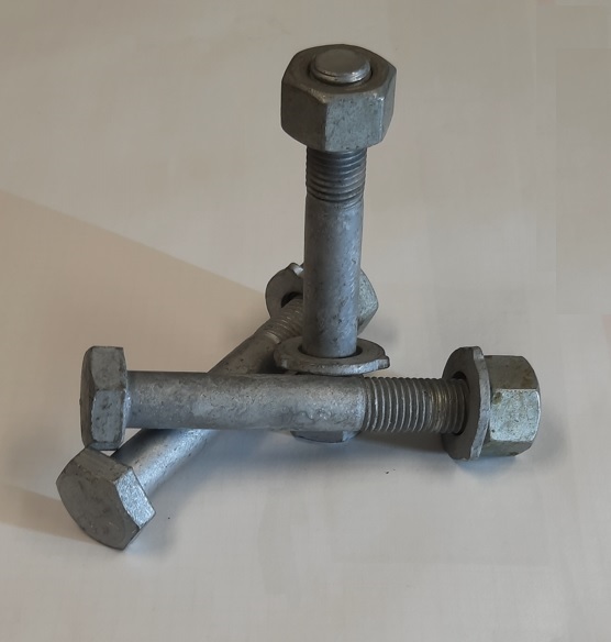 Bolt Structural Assembly CL8.8 Galv AS1252-1983 16mm x 500 Brisbane & QLD